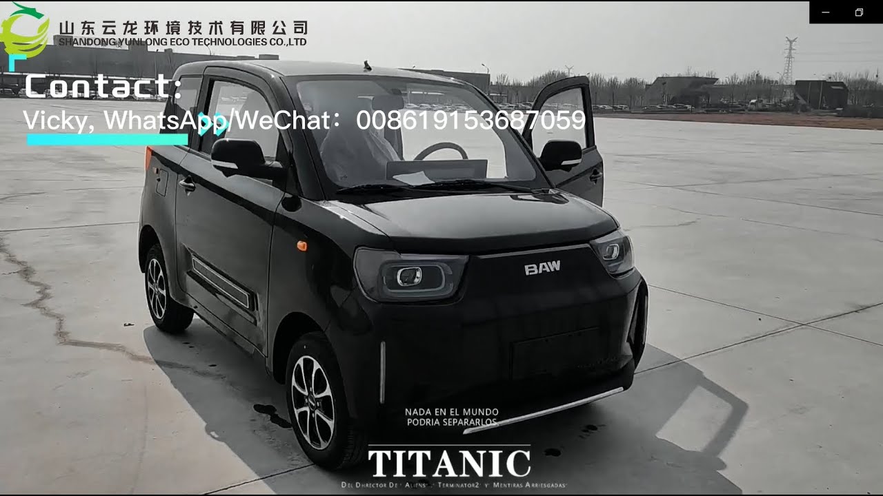 BAW Pony electric cars with 4 wheels electric vehicle approved by eec ...