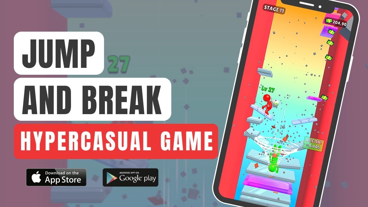 Jump and Break 🏃🏻‍♀️🦘🏃🏻‍♂️ Gameplay, Android, iOS, Games - YouTube