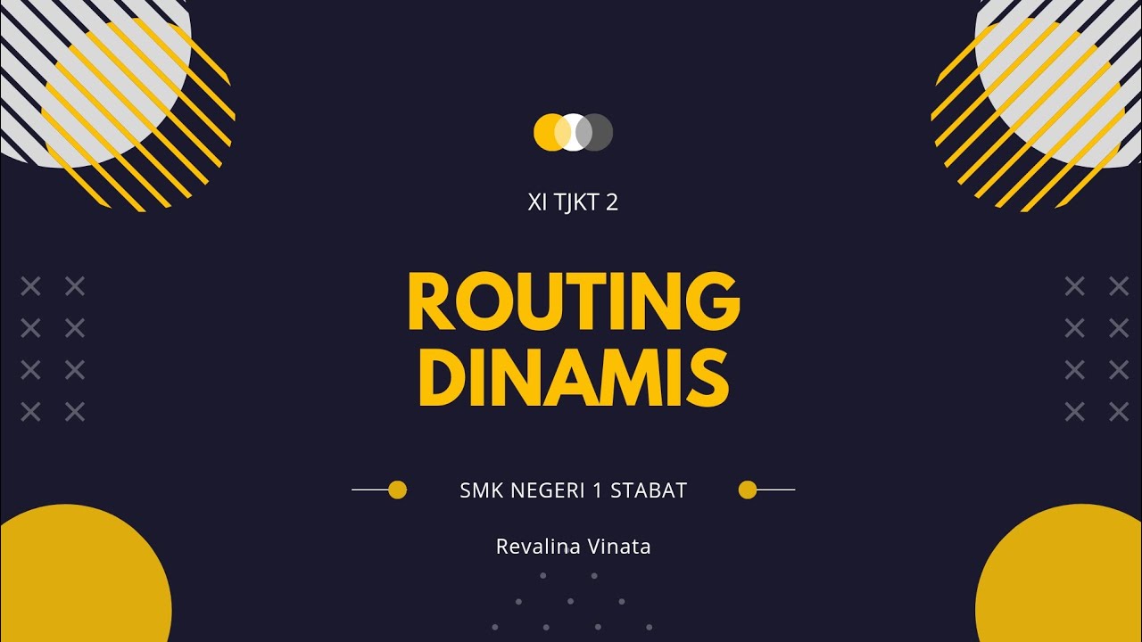 Apa itu Routing Dinamis? #jaringan #administrasi #network #tkj - YouTube