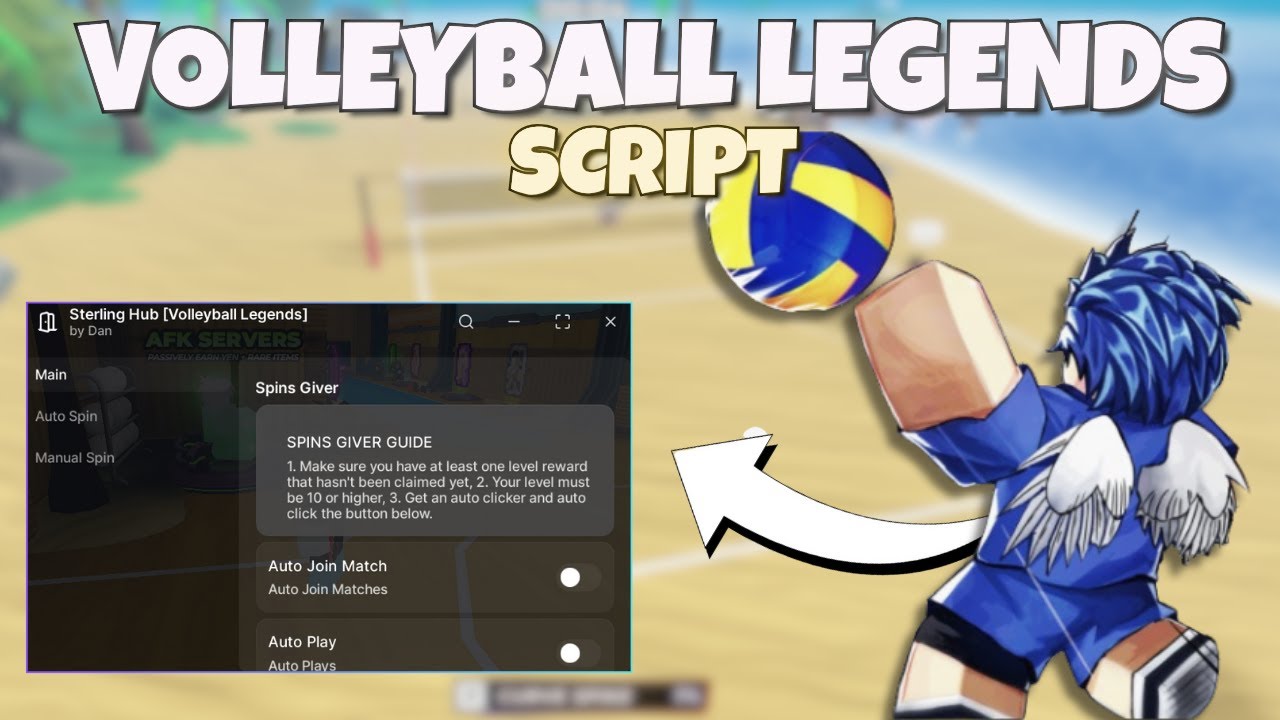 *NEW* VOLLEYBALL LEGENDS SCRIPT [ PASTEBIN 2025 ] KEYLESS - YouTube