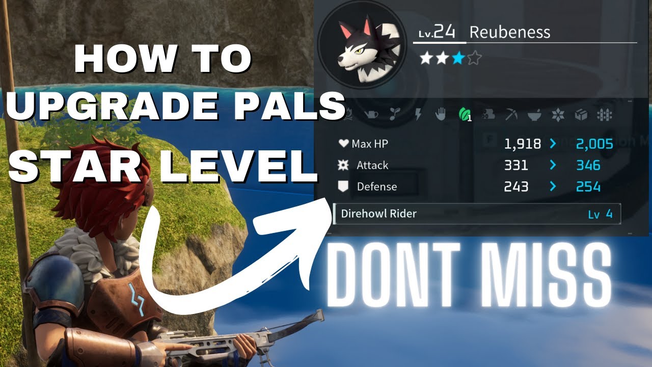 Upgrading Pal's Rank in Palworld - YouTube