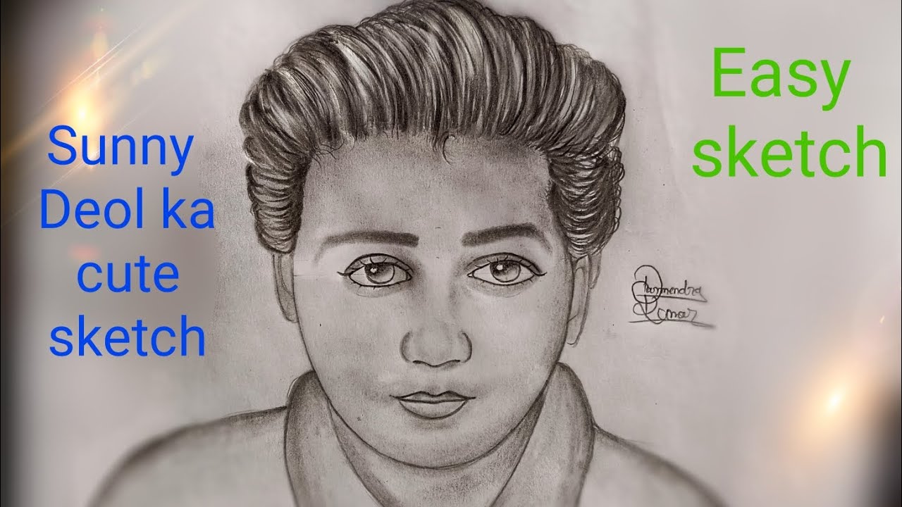 Sani paji ka beautiful cute sketch banana sikhe || pencil sketch for ...