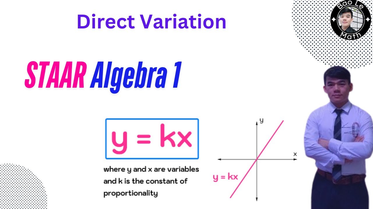 Master Direct Variation & Proportionality in Minutes! STAAR Algebra 1 ...