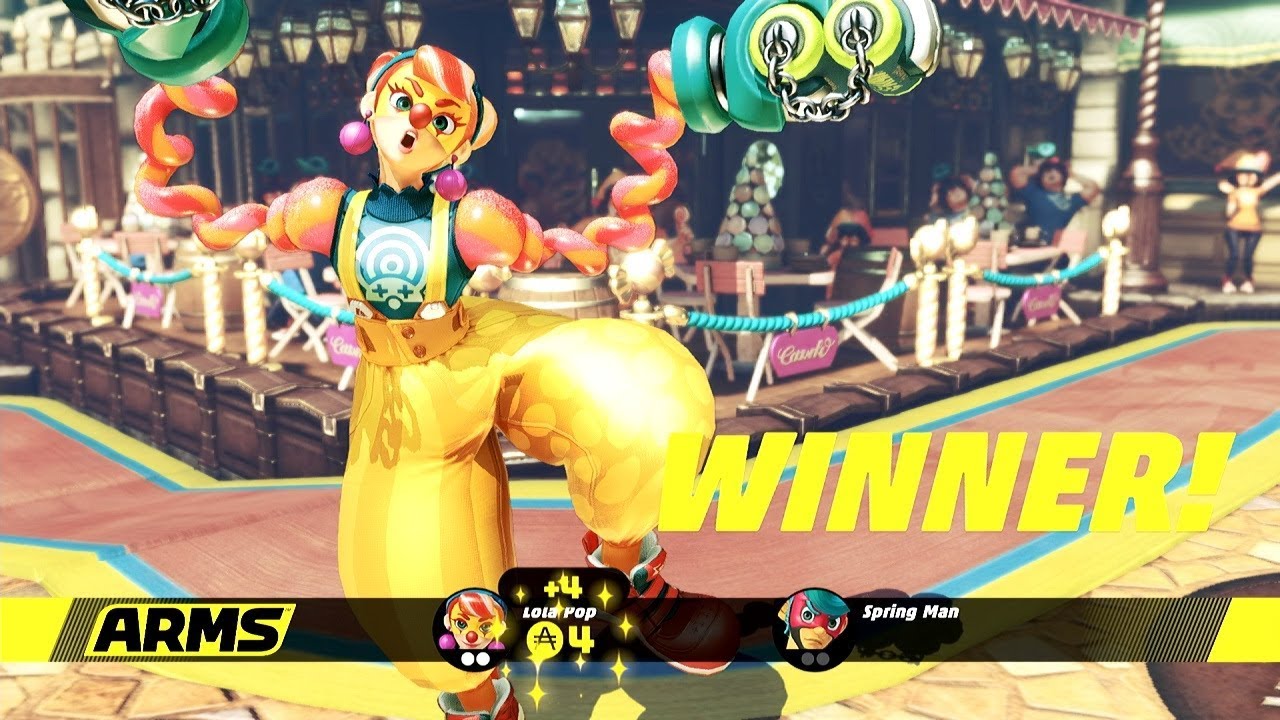 Arms (Nintendo Switch) Grand Prix as Lola Pop - YouTube