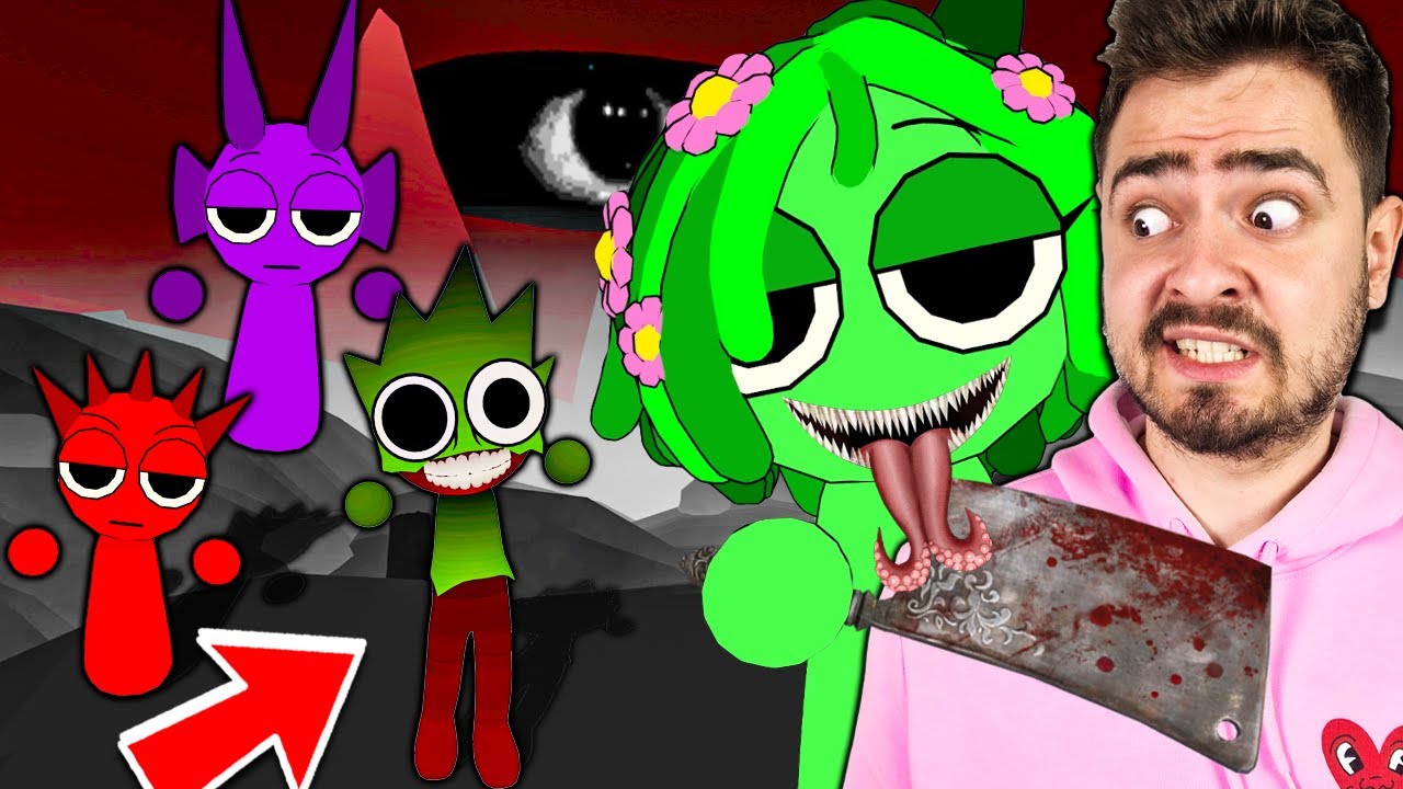 Blocati in lumea LUI SPRUNKI IN REALITATE VIRTUALA! - YouTube