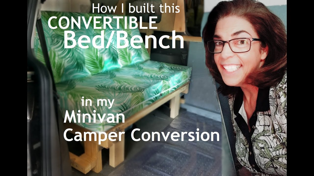 How I built the bed/bench frame in my Minivan Camper Conversion. - YouTube