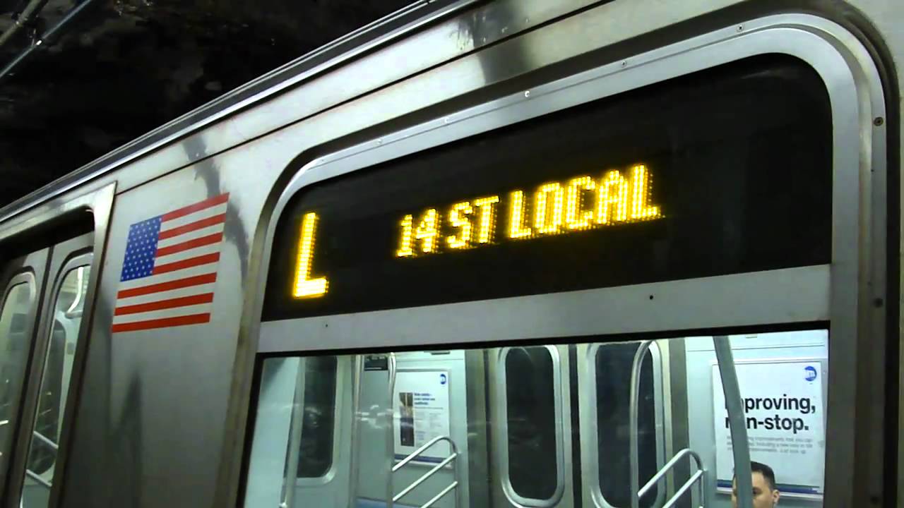 MTA New York City Subway : 8th Avenue - 14th Street Bound R143 L Train ...