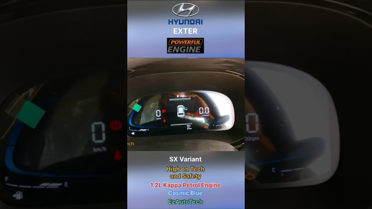 The all New Hyundai Exter | Cosmic Blue with Black roof 🔥#hyundaiexter ...