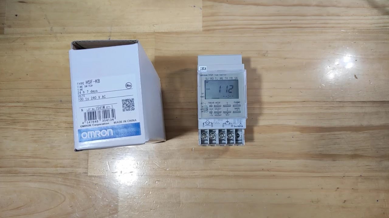 Hướng dẫn cài đặt timer H5F-KB phần 1 _ Lh mua hàng 0988792943 - YouTube