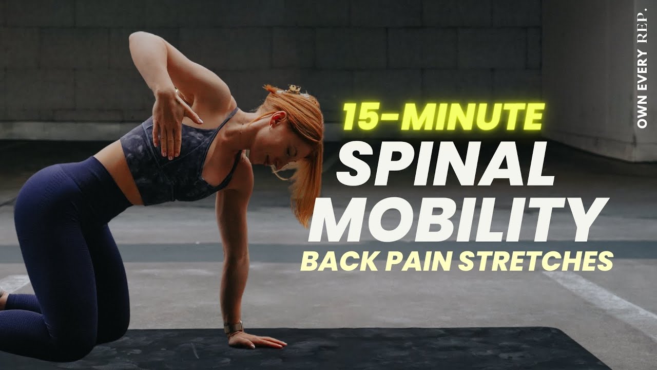 15 Min. Spinal Mobility Routine | Back Pain Relief Stretches | Follow ...