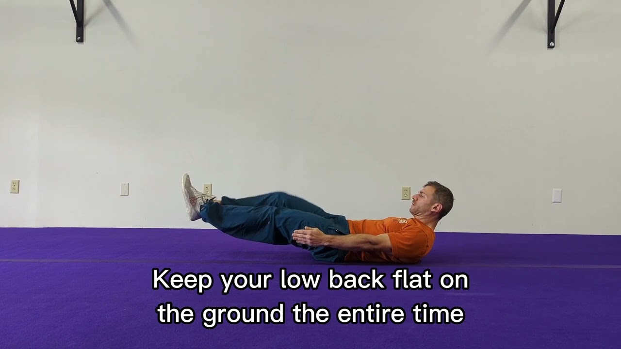 Hollow Body Single Leg Crunch | Core Strength | Movement Is Motive ...