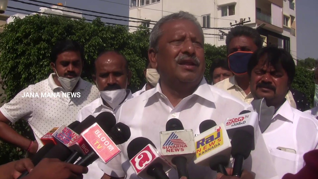 MLA Byrathi Basavaraju Speech on Ration kits Issue BBMP | At Residence ...