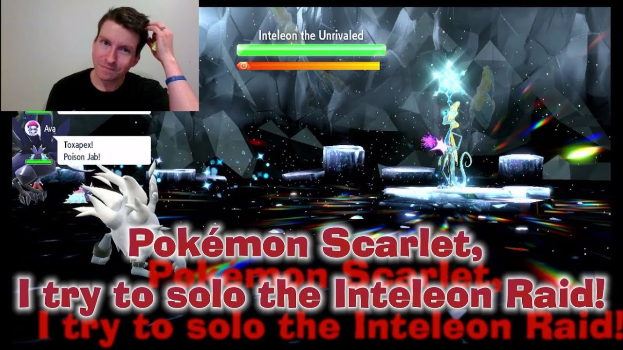 Pokémon Scarlet, I try to solo the Inteleon Raid! - YouTube
