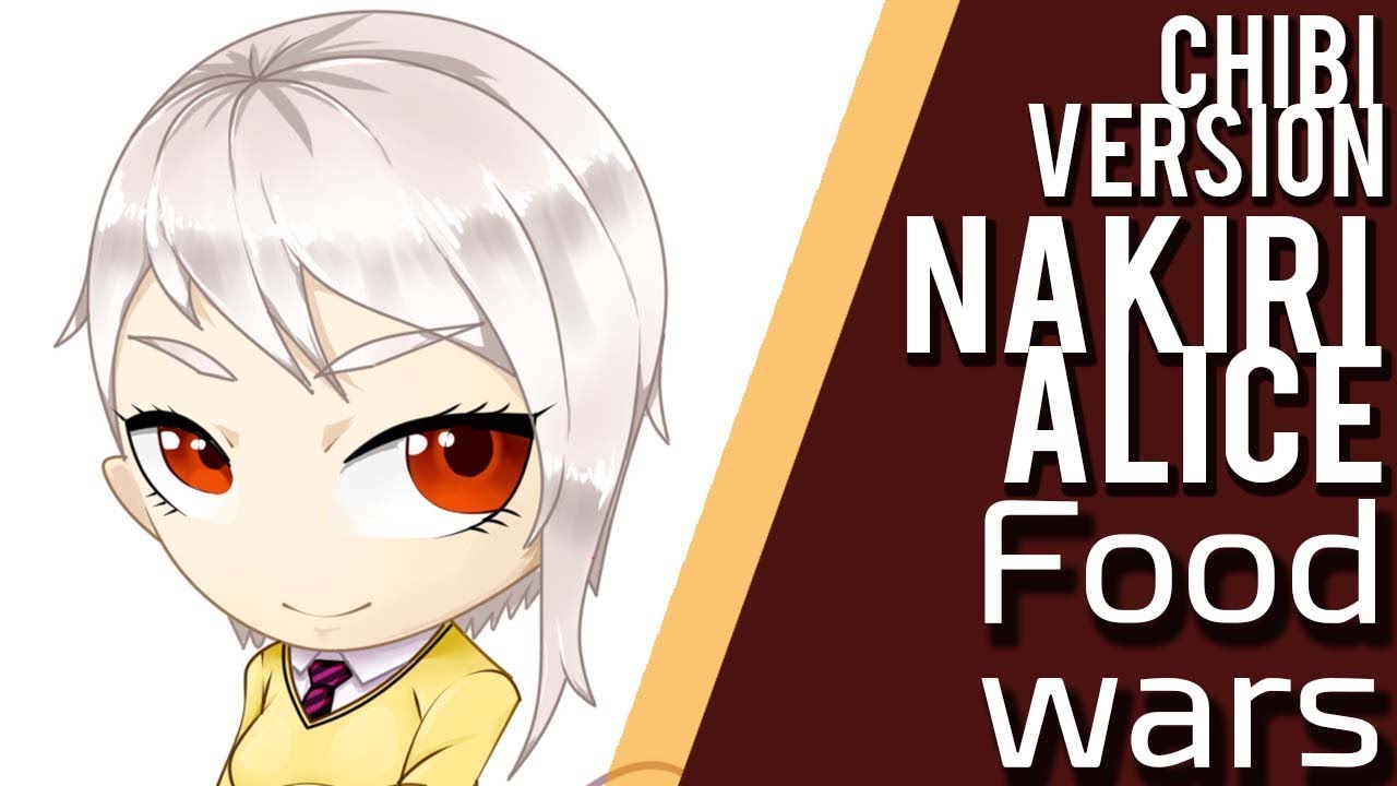 Nakiri Alice Food Wars Anime - Chibi Speedpaint - Paint Tool SAI - YouTube