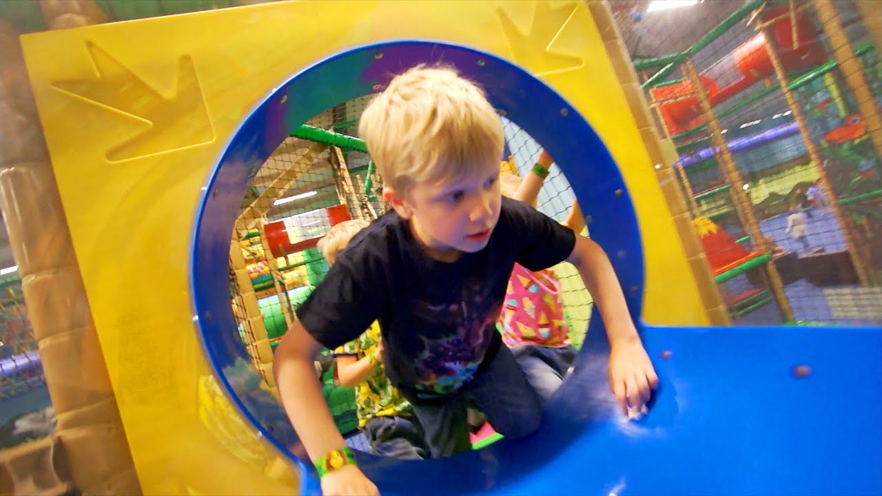 Following the Camera at Leo's Lekland Indoor Playground (fun for kids ...