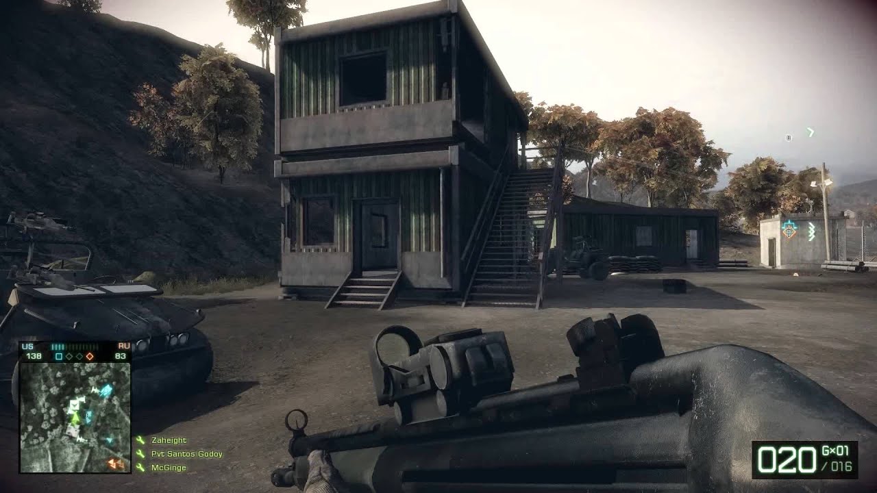 Test Render - BFBC2 Flag Assault - YouTube