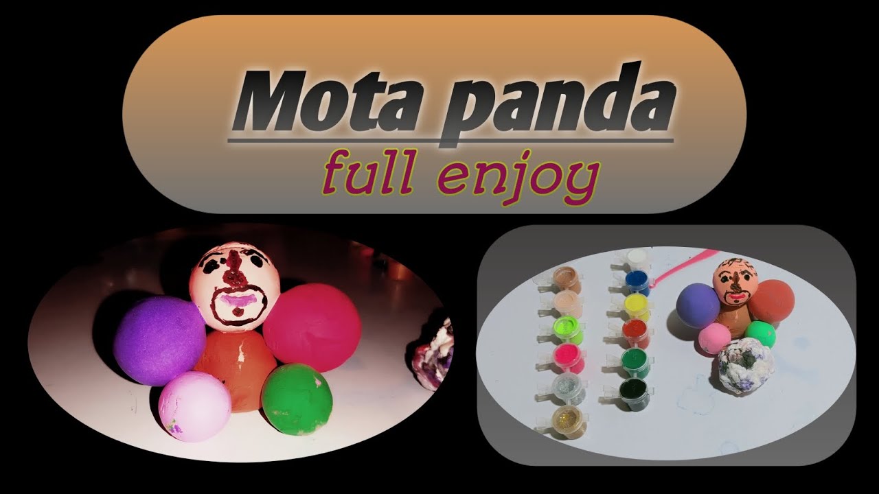 How to make clay panda ¶ Clay se panda kaise banaye 💯💯 - YouTube