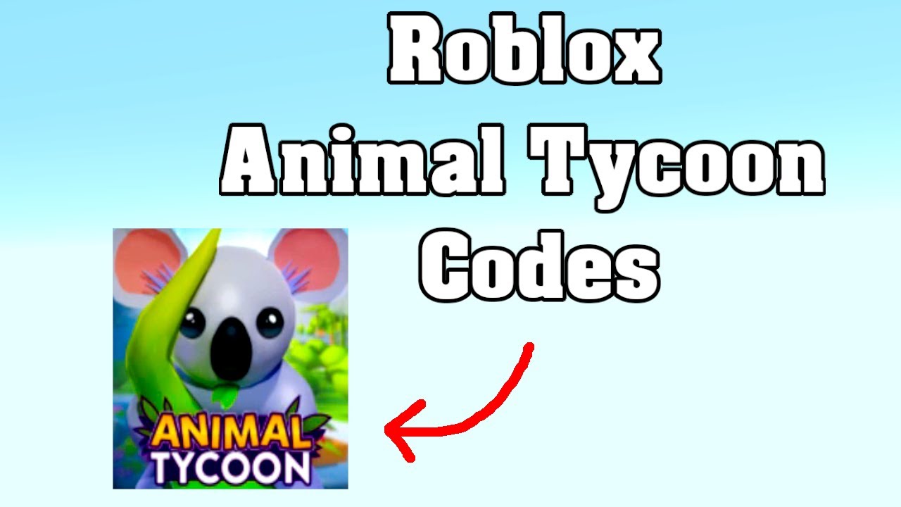 Roblox Animal Tycoon Codes ! 😱 - YouTube