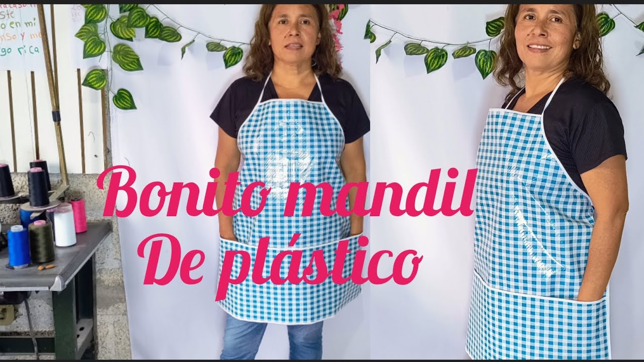 aprende a hacer esté útil y bonito mandil de plástico, fácil de hacer ...