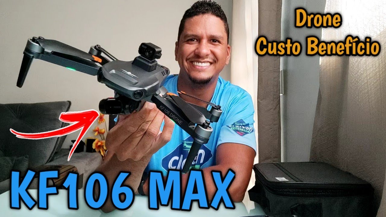 KF106 MAX unboxing com SENSOR DE OBSTÁCULOS um dos melhores drones custo benefício de 2022 - YouTube