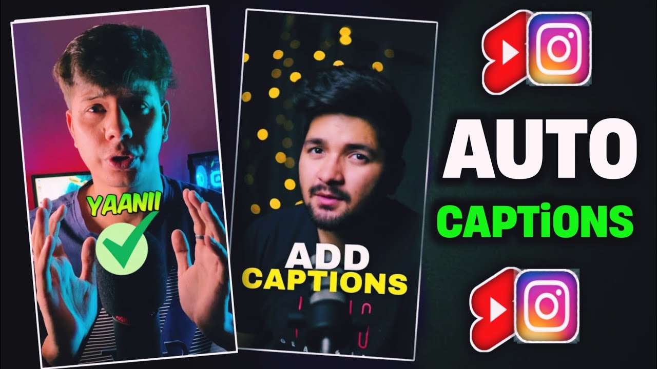 Best Auto Captions & Subtitles Generator App | How To Add Auto Captions ...