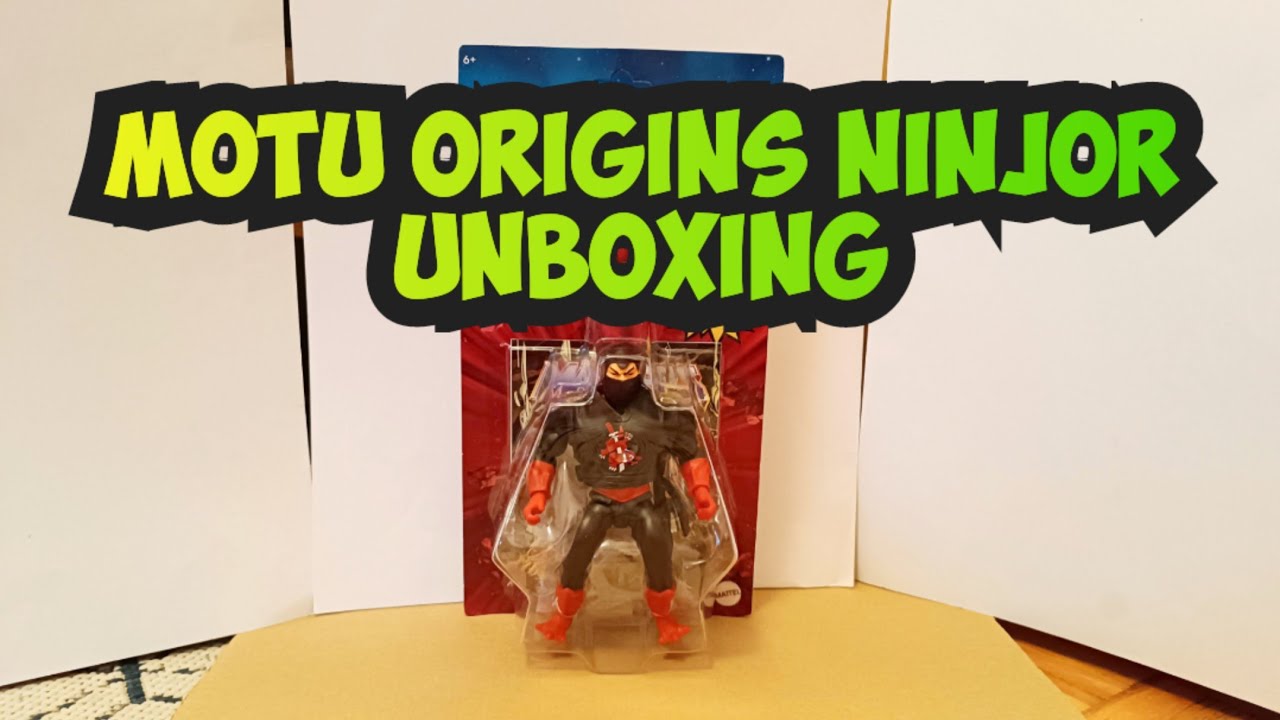 MOTU Origins Ninjor Unboxing - YouTube