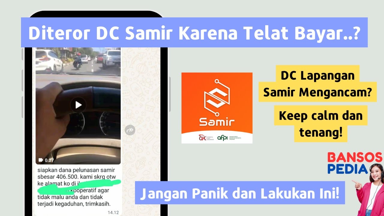 Solusi Telat dan Galbay Pinjol Samir Kalau Kamu Diteror DC, Jangan ...