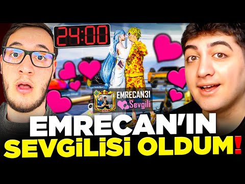 1 GÜNLÜĞÜNE EMRECAN'IN SEVGİLİSİ OLMAK!? (KAVGA ÇIKTI) | PUBG Mobile