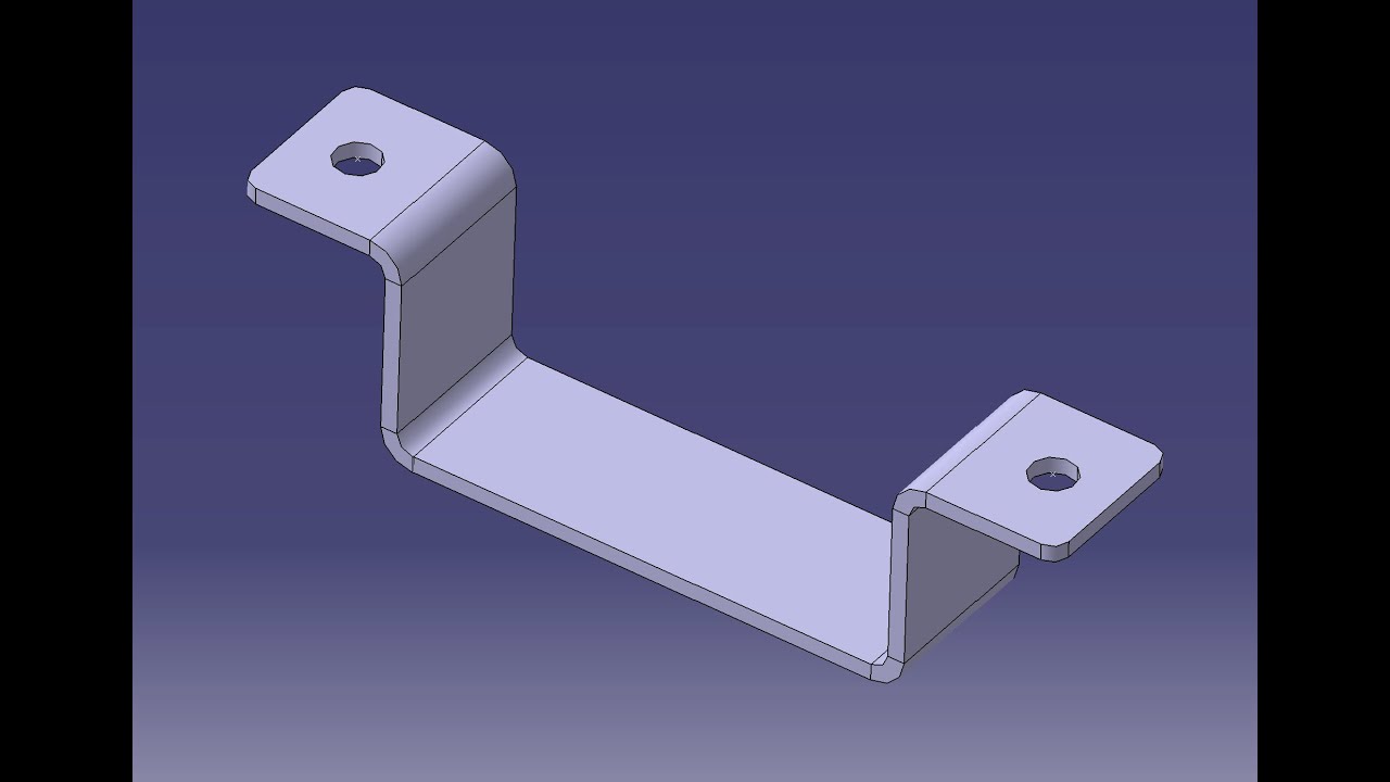 Catia Sheet metal desing recognize komutu / Catia Sheet metal desing ...