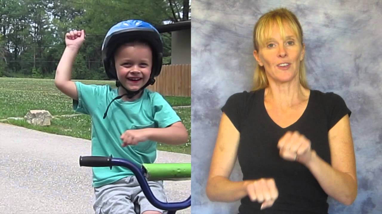 Learn How to Sign the Word Bike - YouTube