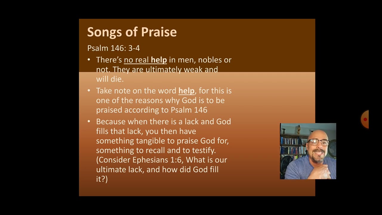 Songs of Praise Psalm 146 and Psalm 150 Standard Lesson Commentary ...