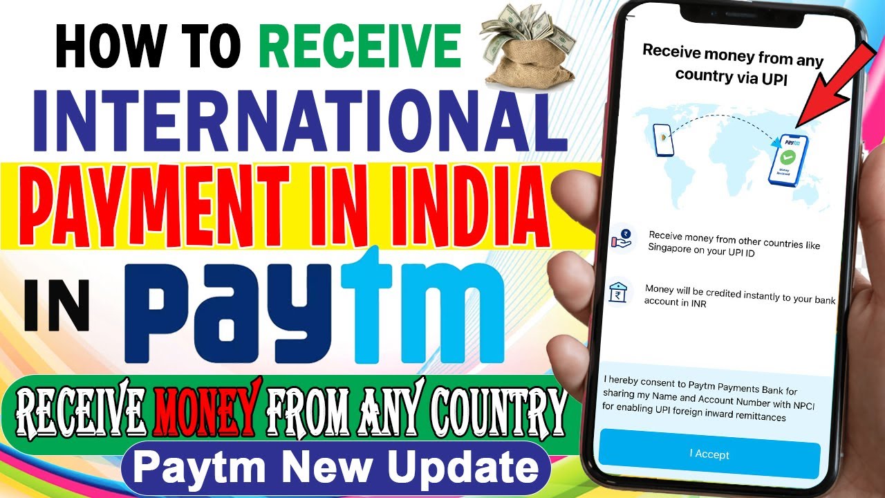 how to receive international payments in india in Paytm | Receive money ...