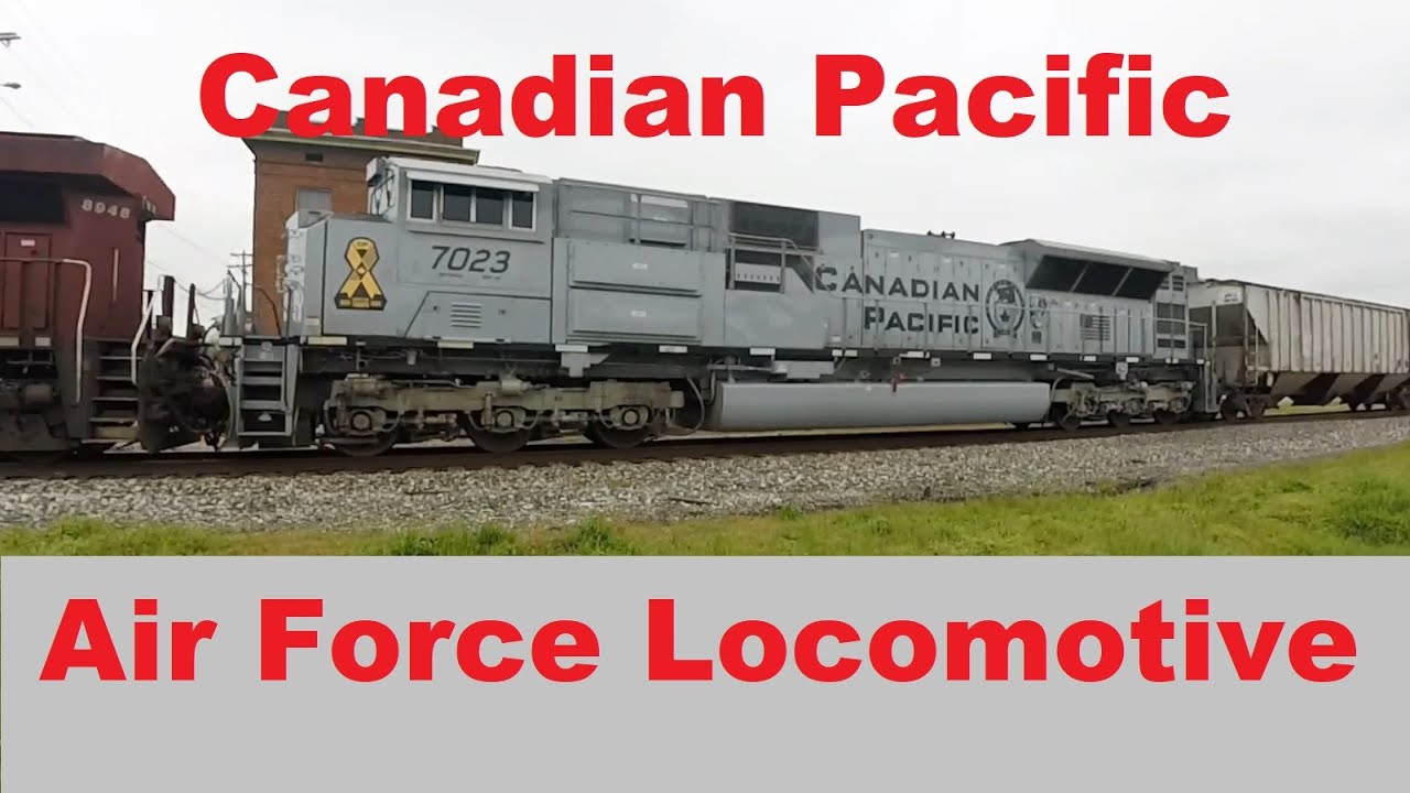 CP Air Force Locomotive at Veterans Museum - YouTube
