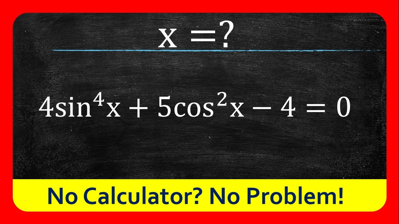 Solving Quadratic Trigonometric Equations Explained 🧠 - YouTube
