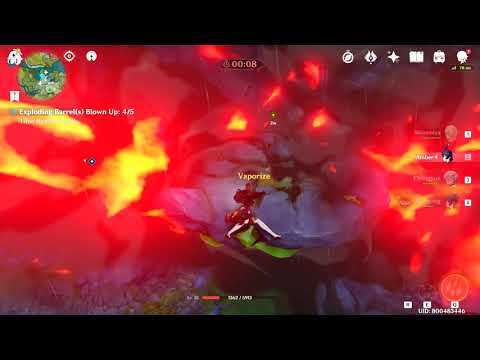 Genshin Impact : "Blow up 5 Exploding Barrels within 60 seconds ...