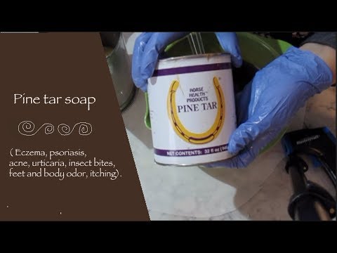 Making a Pine tar soap easy-easy ! - YouTube