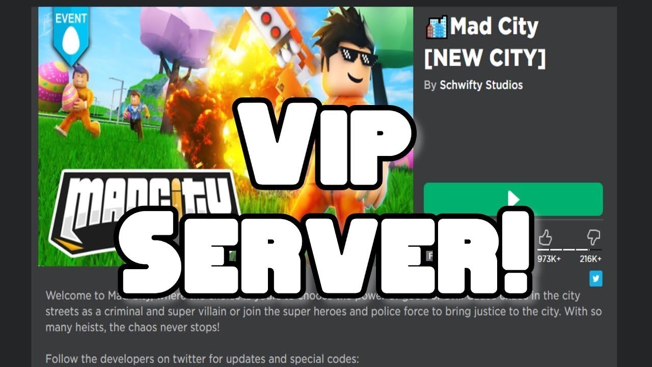 Roblox Mad City FREE vip server ( almost no players ) - YouTube