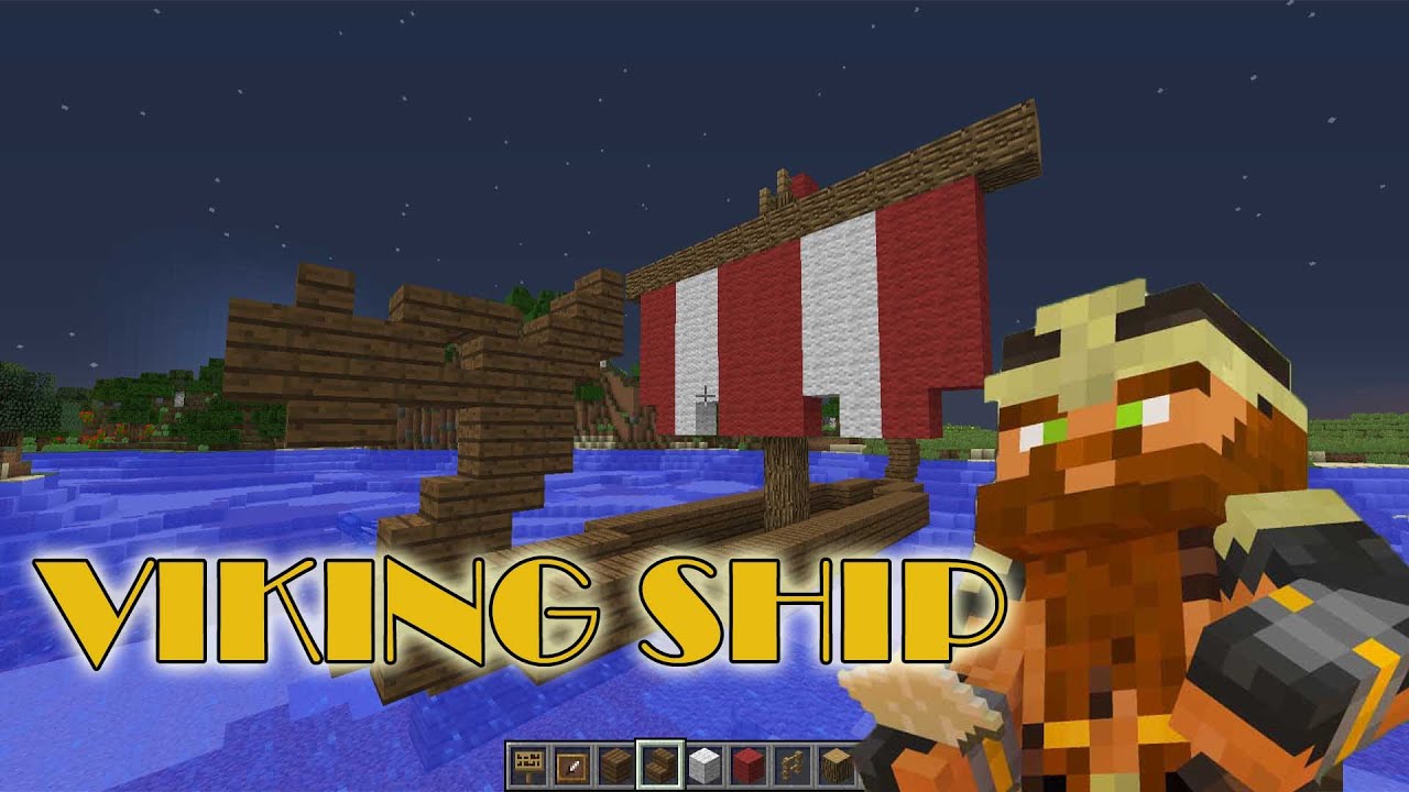 HOW TO BUILD A VIKING SHIP Minecraft Tutorial YouTube how-to-build-a-viking-ship-minecraft-tutorial-youtube