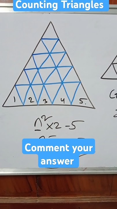 Counting Triangles | Solve with in 30 seconds #shorts #trending # ...