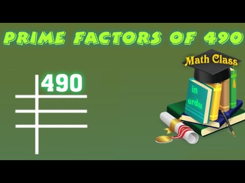 Prime Factors of 490 - Prime Factorization - YouTube