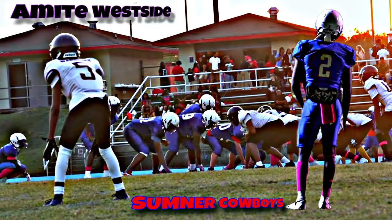 AMITE WESTSIDE WARRIORS FACES OFF THE SUMNER COWBOYS IN THE HOLE - YouTube
