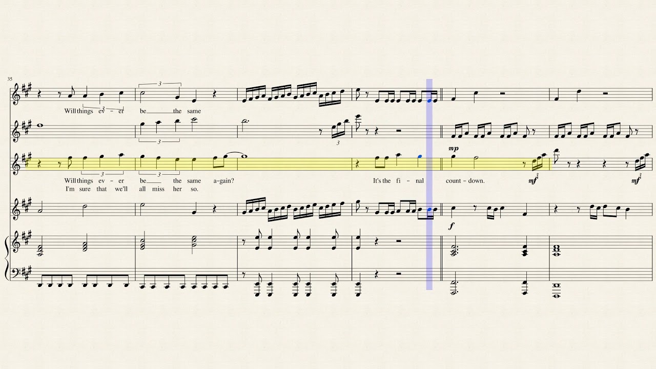 Final Countdown - Europe - Flute Choir - YouTube