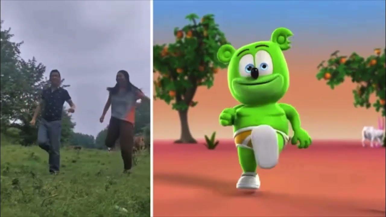 Gummy Bear Shuffle Dance Song - Gummibär Does The Rural-Style Shuffle ...