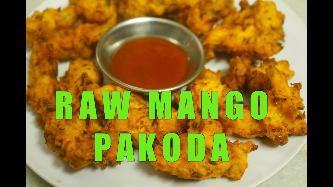 Raw Mango Pakoda/snack recipe - YouTube