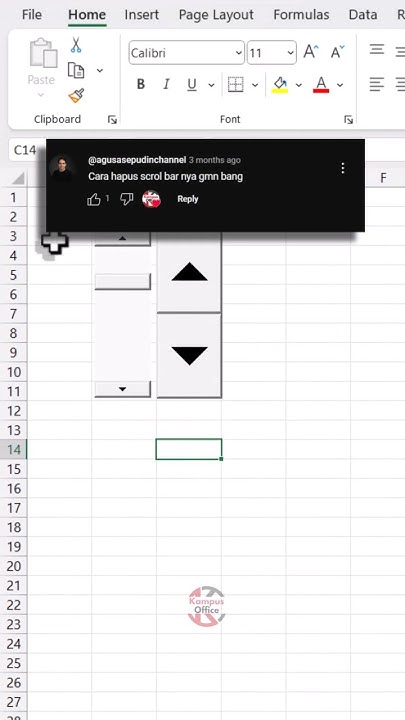 Cara Menghapus ScrollBar ActiveX Control di Excel - YouTube