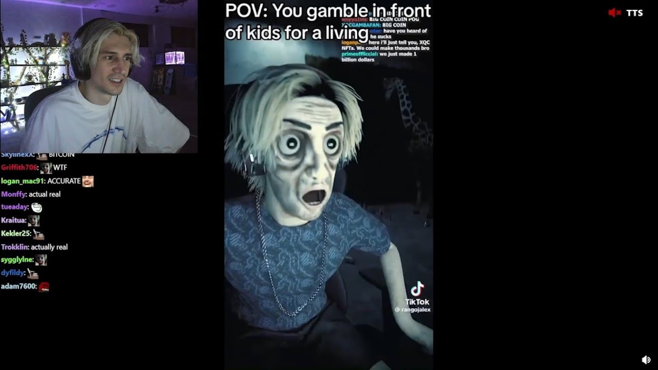 xQc Shocked After Seeing This Animation of Him... - YouTube