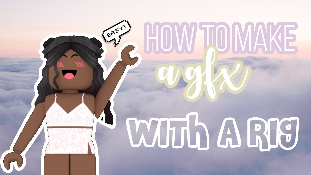 How to make a Gfx with a rig! (blender 2.79b) Easy! - YouTube