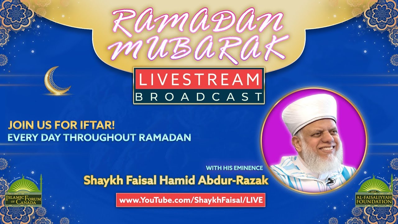 Special Ramadan, Taraweeh & Tahajjud Program with Shaykh Faisal ~1st ...