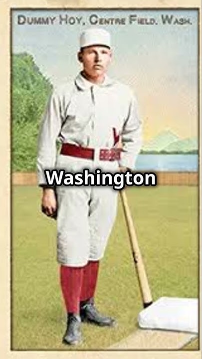 Big League Biography: William "Dummy" Hoy-The Silent Baseball Star # ...
