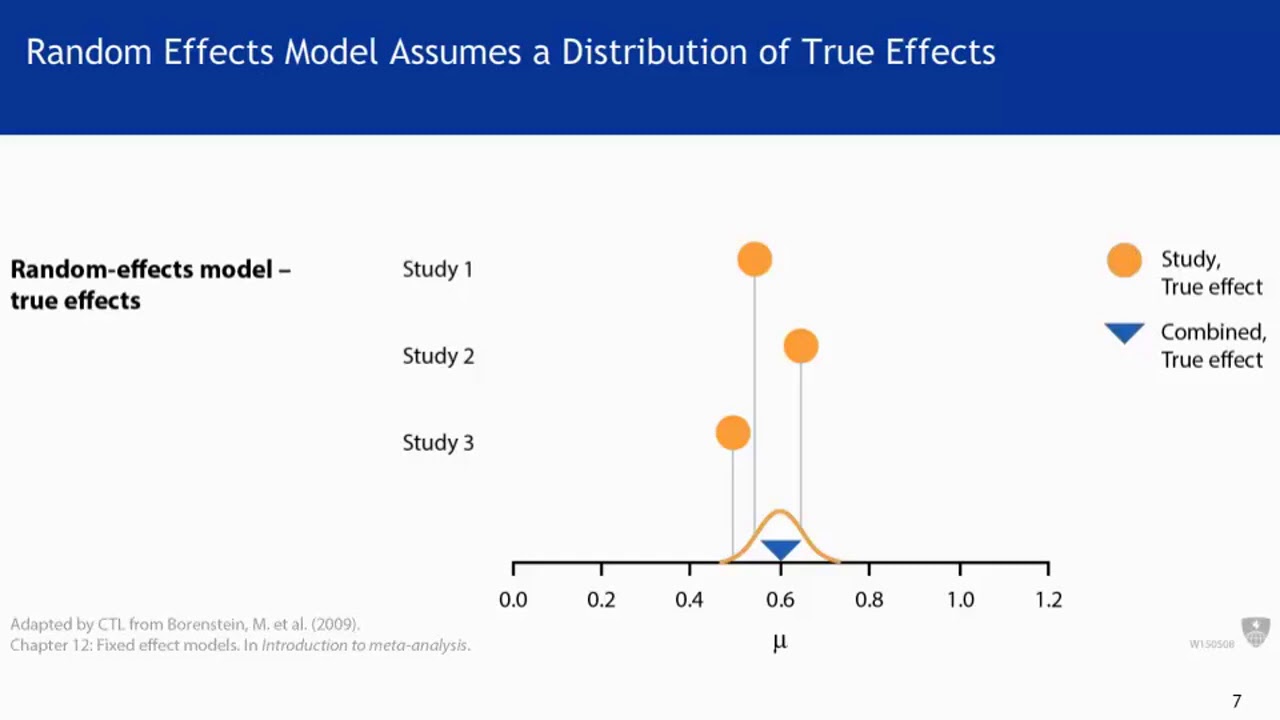 Lecture 8b Random Effects Model Introduction To Systematic Review